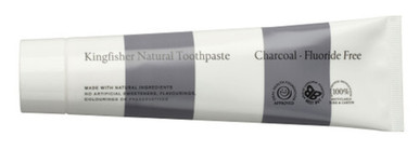 King Fisher Charcoal Toothpaste (Fluoride Free) - 100ml