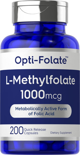 L Methylfolate 1000Mcg | 200 Capsules | Value Size | Optimized And ...