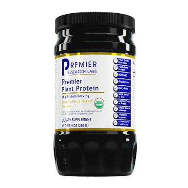 Premier Research Labs Plant Protein - Contains Organic Pea, Rice ...
