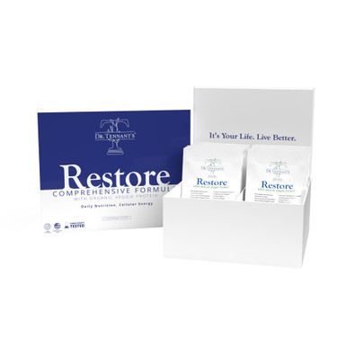 Dr. Tennant'S Restore Chocolate Veggie Protein - 14 Packets