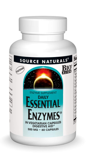 Source s Essential Enzymes 500mg Bio-Aligned Multiple Enzyme Supplement ...