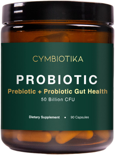 CYMBIOTIKA Probiotic 50 Billion CFU, 90 Capsules, Effective Prebiotic ...