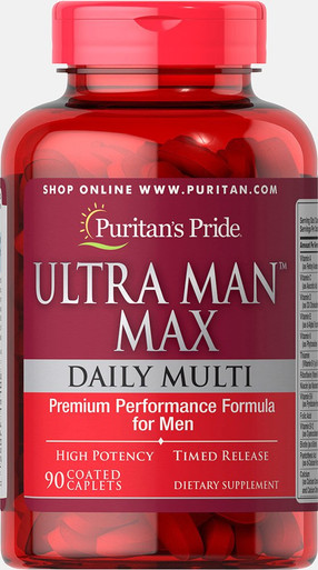 Puritans Pride Ultra Man Max, 90 Count