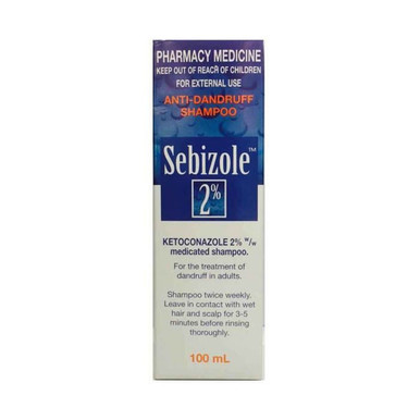 Sebizole 2% Anti-Dandruff Shampoo 100 ml Twin Pack - Pack of 2