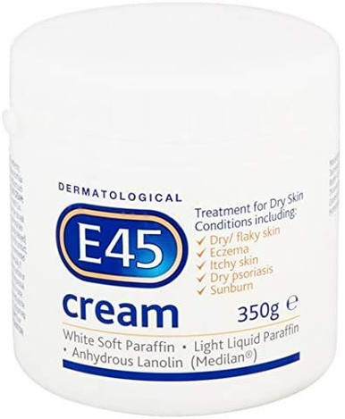 E45 Dermatological Cream, 350 g Twin Pack - Pack of 2