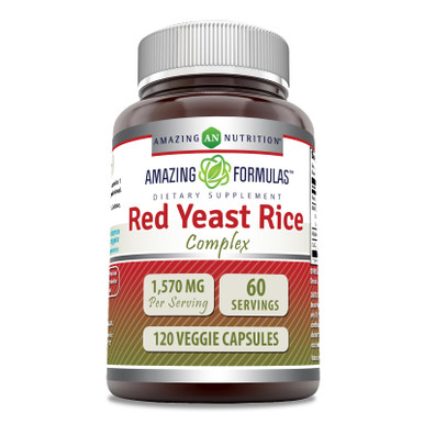 Amazing Formulas Red Yeast Rice Complex Supplement | 1570 Mg Per ...