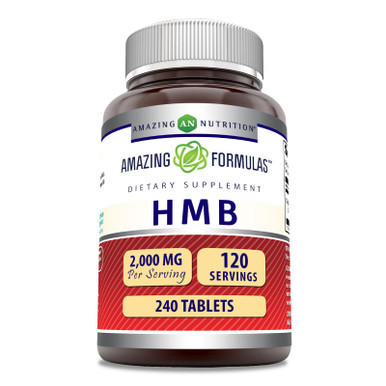 Amazing Formulas Hmb 2000Mg Per Serving 120 Tablets Supplement | Non ...
