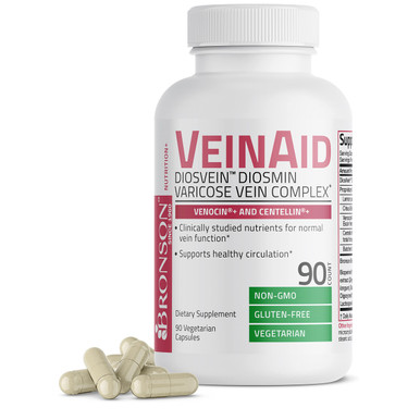 Bronson Veinaid Diosmin 1000Mg Diosvein Varicose Vein Complex With ...