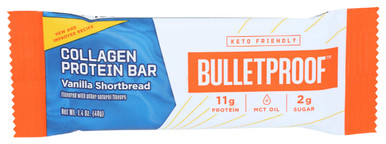 Bulletproof Collagen Protein Bars Vanilla11G Protein Single Bar 1.4 Oz