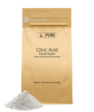 PURE ORIGINAL INGREDIENTS Citric Acid (10 Lb) Natural, Food Safe