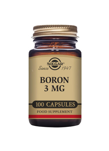 Solgar Multi-Chelated Boron Vegetable Capsules 100 Count