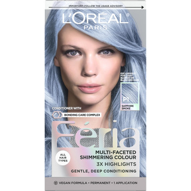 L'Oreal Paris Feria Pastels Hair Color P1 Sapphire (y Blue)