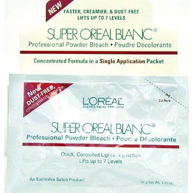 LOreal Paris Super Oreal Blanc 1.13 Oz. Bleach Packettes Pack Of 12