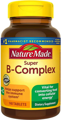 Nature Made Super B Complex Tablets 140 Count (Pack Of 3)