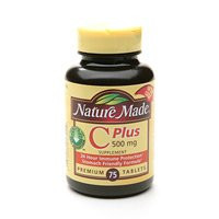 Nature Made C Plus 500Mg 75 Tablets (Pack Of 2)