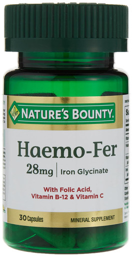 Nature's Bounty Haemo - Fer 28 Mg