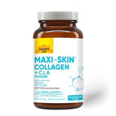 Country Life Maxi-Skin Collagen + C&A Powder 2.74oz Powder