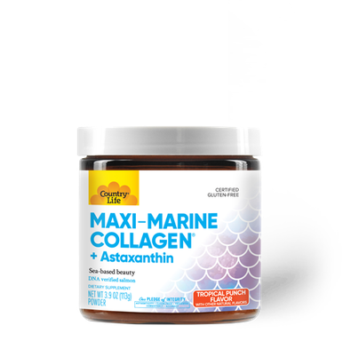 Country Life Maxi-Marine Collagen + Astaxanthin 3.9oz Powder
