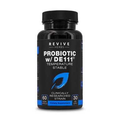 Revive Herbs Probiotic w DE111 60 Vegetable Capsules.