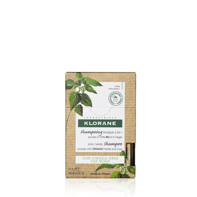 Klorane Oil Control 2-In-1 Mask Shampoo Powder With Nettle And Clay For ...