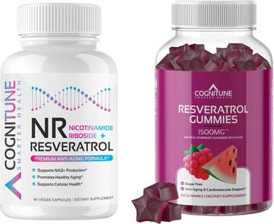 Cognitune Healthy Aging Supplement Bundle - Nicotinamide Ribsoside ...