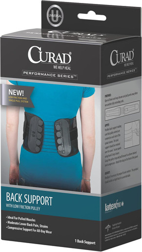 Curad Back Support with Low Friction Pulley