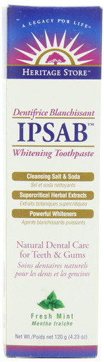Heritage Store Ipsab Toothpaste Mint (Carton) | 4.23oz