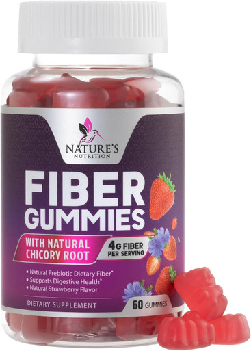 Nature'S Nutrition Fiber Supplement Gummies for Digestive Health ...