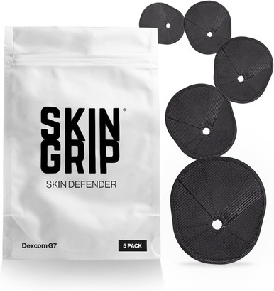 Skin Grip : Skin Defender Reusable Barrier for Dexcom G7 & Stelo CGM ...