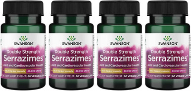 Swanson Optimum Potency Serrazimes 40000 Units 40000 Units 60 Veg ...