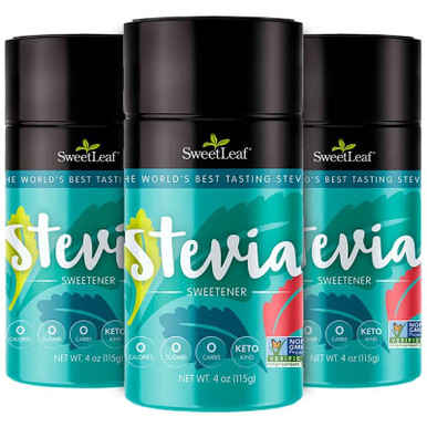 Sweetleaf Stevia Powder Shaker Jar - Zero Calorie Stevia Sweetener No ...