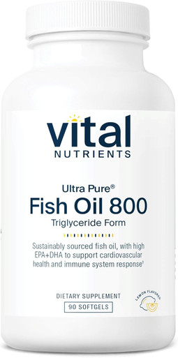Vital Nutrients Ultra Pure® Fish Oil 800 Triglyceride Form | Heart ...