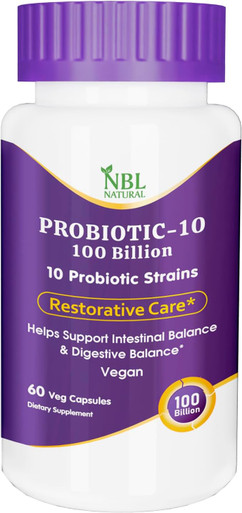 ‎Nbl Natural NBL Natural Probiotic-10 100 Billion with 10 Probiotic ...
