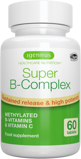Super B-Complex - High Absorption Methylated B Vitamins, Clean Label ...