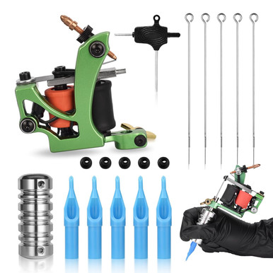 Professional Alloy Tattoo Coil Machine Kit Rotary Tattoo Machine Coils ...