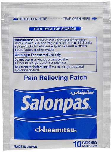 Salonpas Pain Relief Patch - 10 Patches
