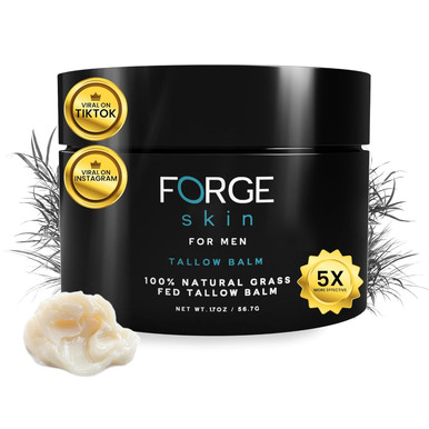 Forge Men'S Wrinkle Defense Tallow Balm - 1.77 Oz Anti-Aging Face Cream ...