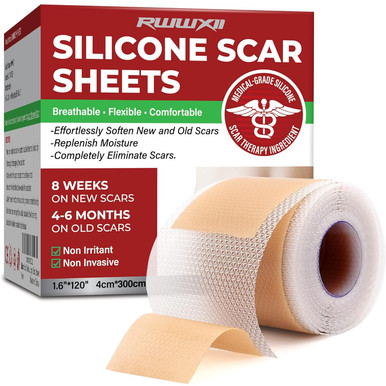 Silicone Scar Sheets For Surgical Scars: Silicone Scar Tape For C ...