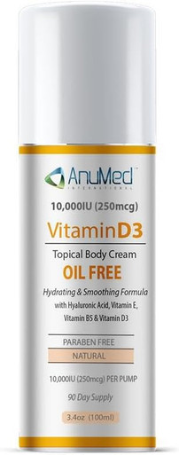 Anumed - Vitamin D3 With Magnesium 10,000 Iu (Oil-Free) Cream ...