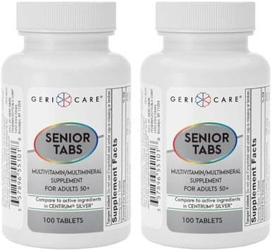 Gericare Senior Tab 50+ Multivitamin And Minerals Tablets - Immune ...