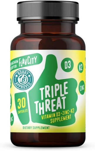 Flavcity Vitamin D Supplement, Triple Threat - 3-In-1 Dietary ...