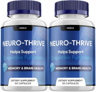(2 Pack) Neuro Thrive Brain Supplement, Neuro Thrive For Memory Formula ...
