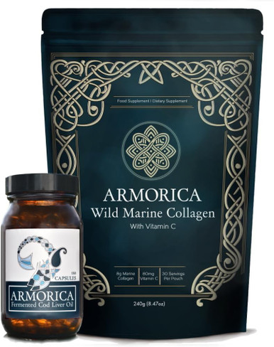 Fermented Cod Liver Oil & Wild Marine Collagen Powder - Natural Source ...