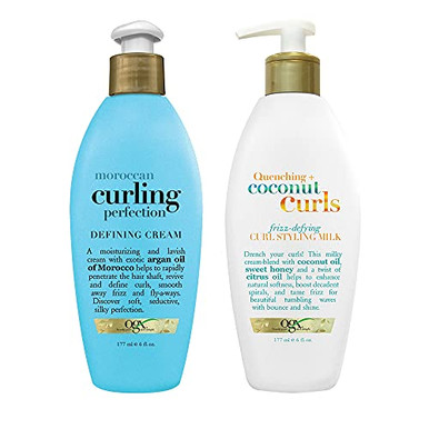 Ogx Argan Oil Of Morocco Curling Perfection Curl-Defining Cream Hair ...