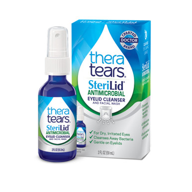 TheraTears SteriLid Antimicrobial Eyelid Cleanser and Face Wash for ...