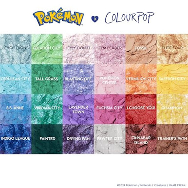 Colourpop Pokémon X Colourpop Pallet Town Eyeshadow Palette
