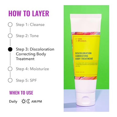 Good Molecules Discoloration Correcting Body Treatment - Cream With ...