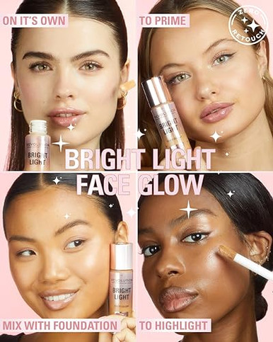 Revolution Beauty London Bright Light Face Glow Lightweight ...