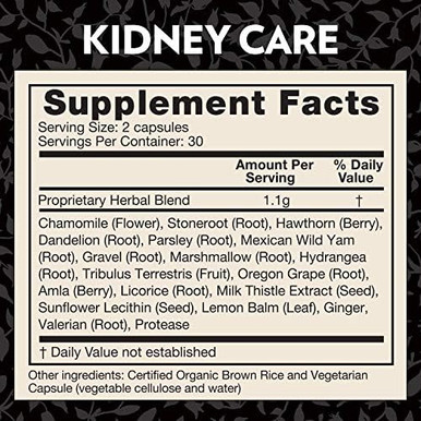 Crystal Star Kidney Care (60 Capsules) Herbal Supplement For Kidney ...