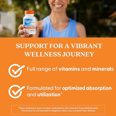 Doctors Best Multivitamin Mineral Complex Comprehensive Health Support ...